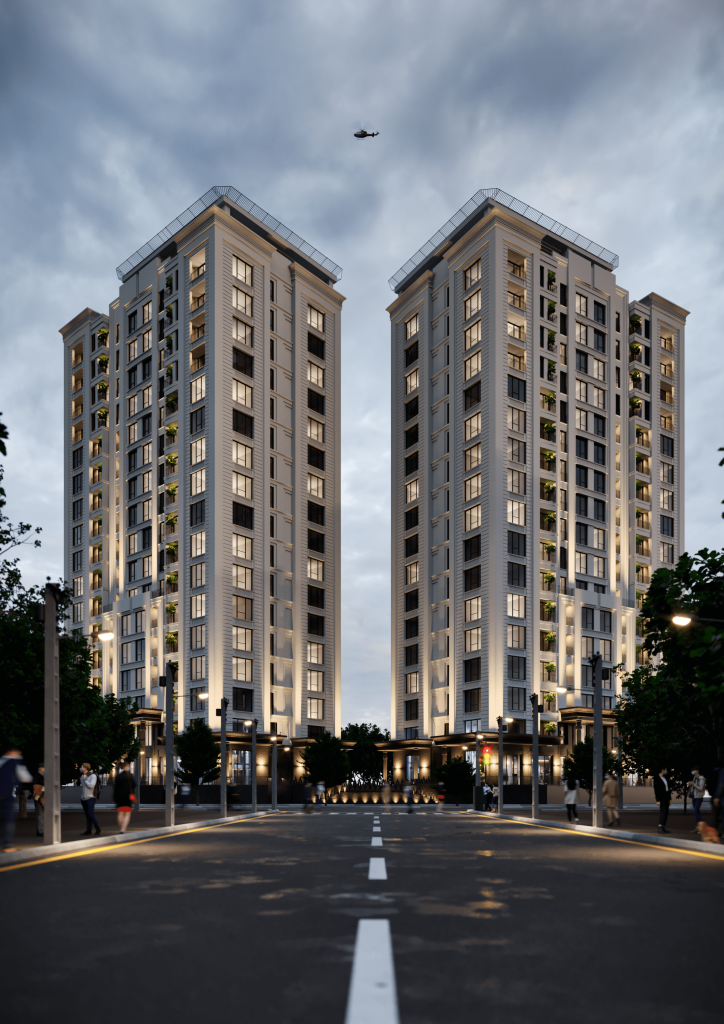 Melli Bank's Twin Towers - Raouf Zadeh Architectural Group